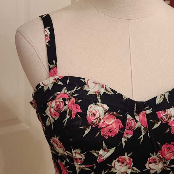 SAMPLE | Tops | Sample Corset Floral Top | Poshmark